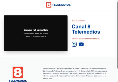 Telemedios Canal 8. Canales de Televisión de Republica Dominicana ...