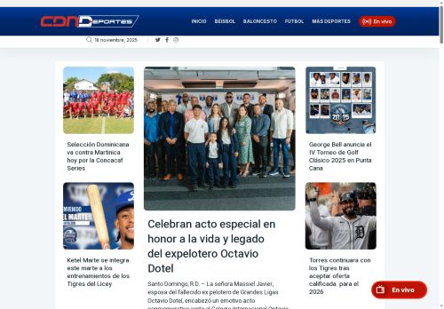 CDN Deportes. Canales de Televisión de Republica Dominicana | Livio.com