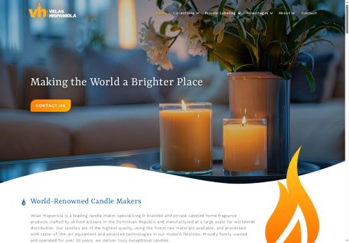 Velas Hispaniola, S.A.. Empresas Manufactureras de Republica Dominicana ...