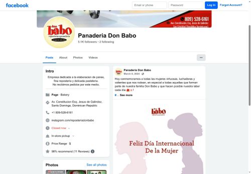Repostería y Panadería Don Babo. Reposterías y Panaderías en Facebook ...