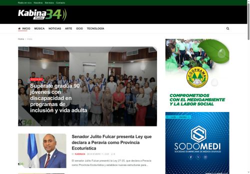 Kabina 34. Emisoras Online de Republica Dominicana | Livio.com