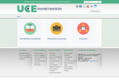 Universidad Central del Este UCE. Universidades de Republica Dominicana ...